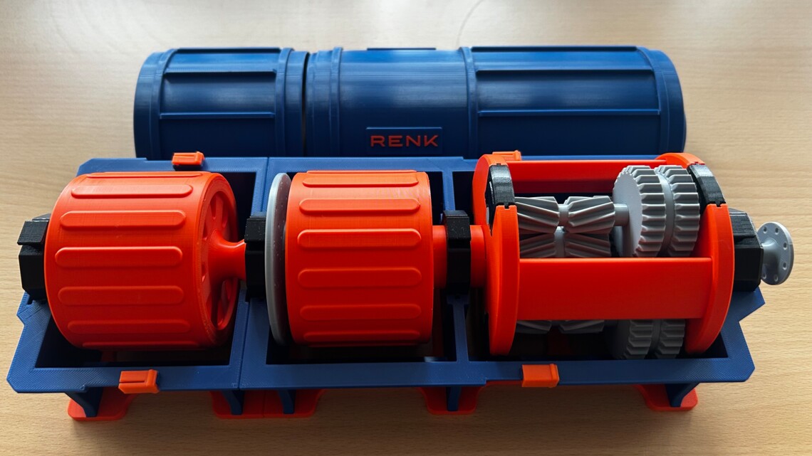 A 3D printed model travels the world - RENK