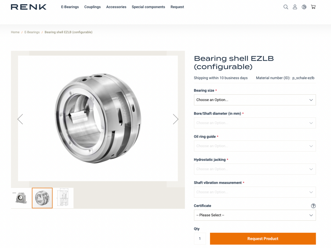 Slide Bearing - RENK