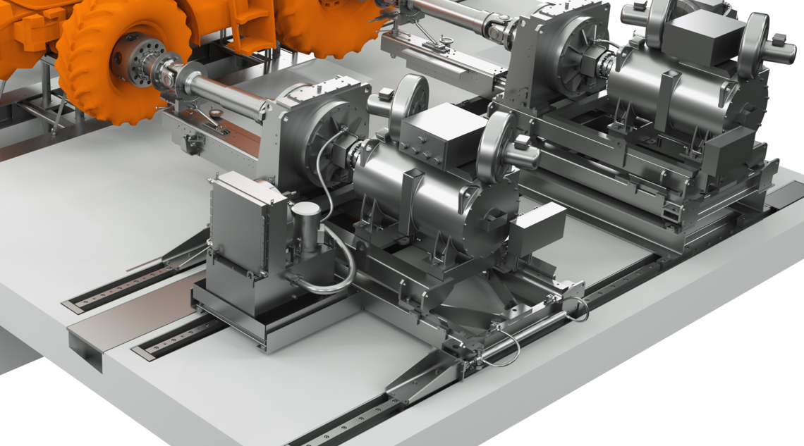 Hub-loading test rig for agriculture - RENK