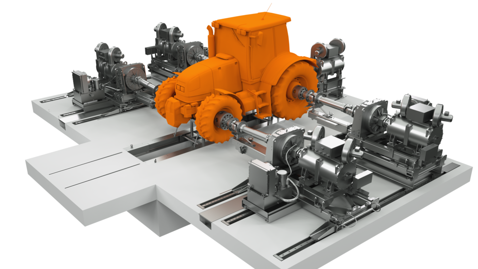 Hub-loading test rig for agriculture - RENK