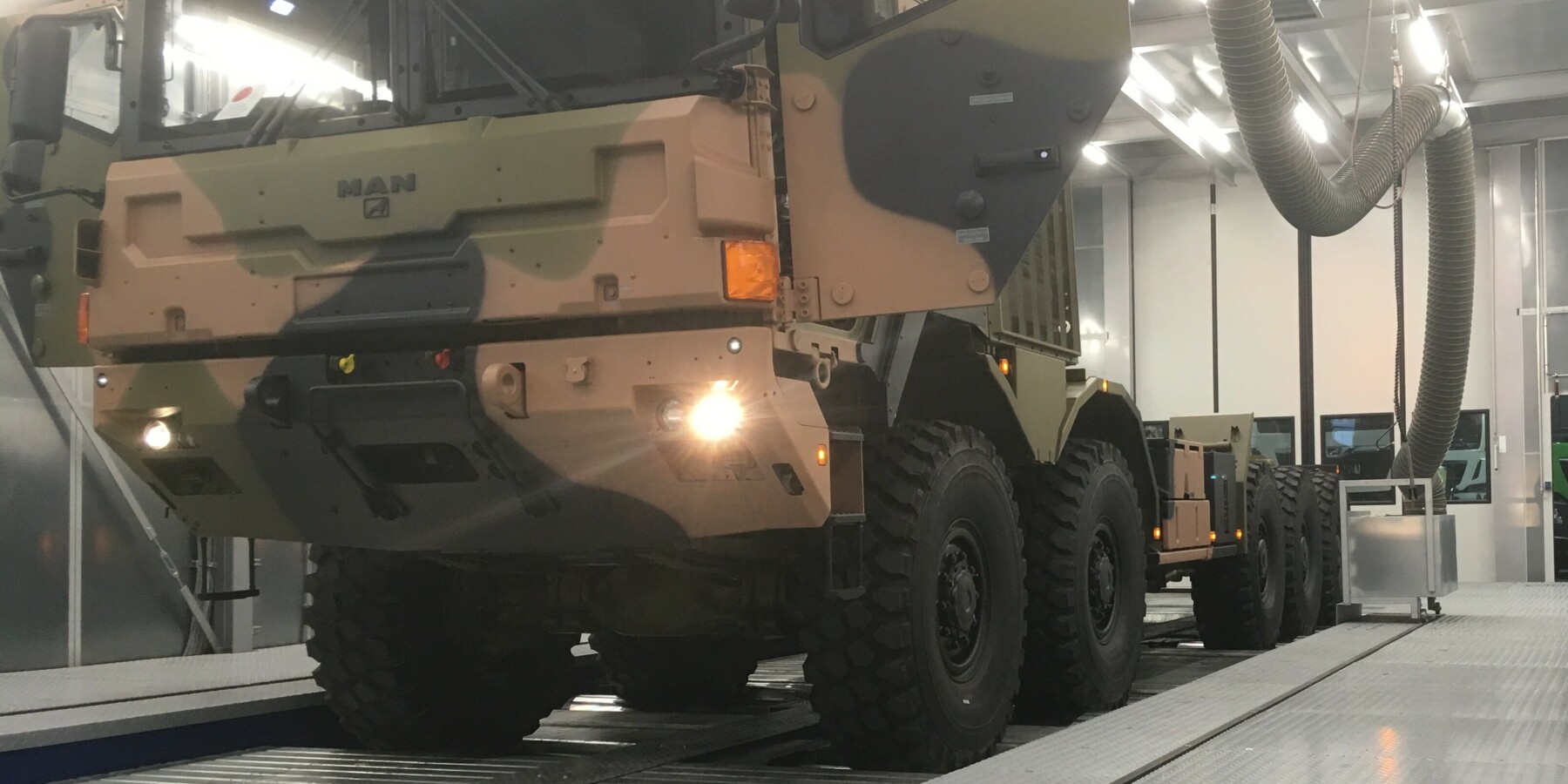 Function chassis dynos for militäry vehicles - RENK