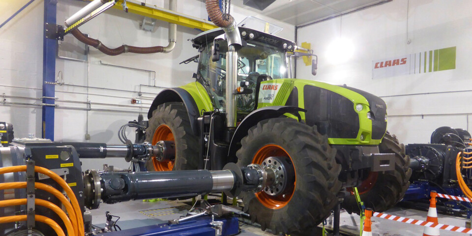 Hub-loading test rig for agriculture - RENK