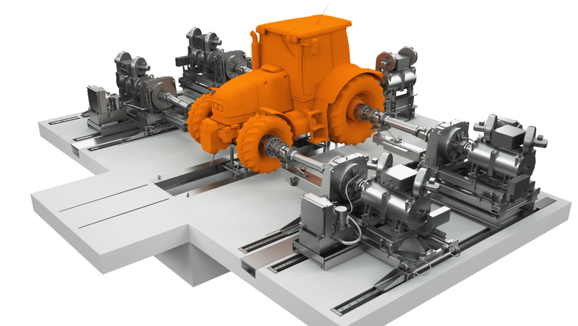 Hub-loading test rig for agriculture - RENK