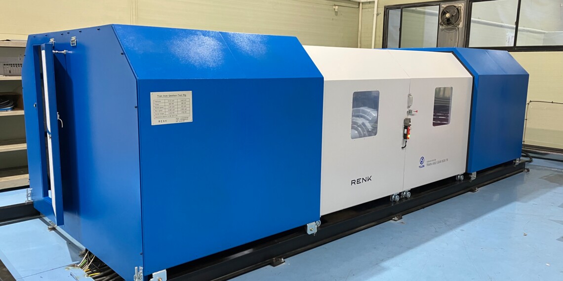 railway axle gear units test rig - RENK