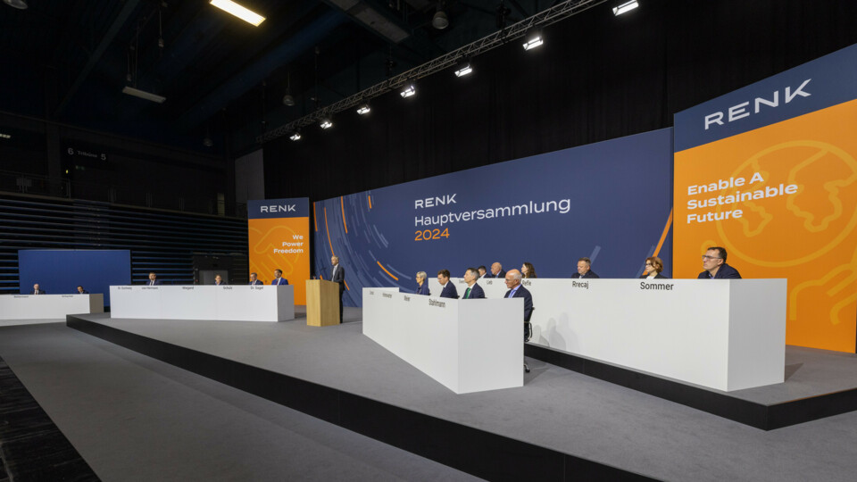 Successful first Annual General Meeting of RENK Group AG - RENK